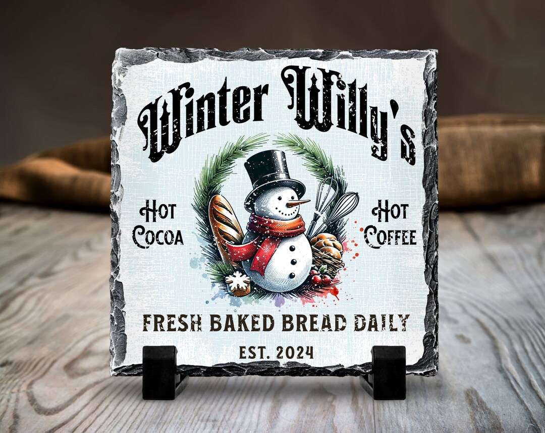 Bundle of 4 Winter Willys Bake Shoppe Bakery Bread Digital Download PNG ...
