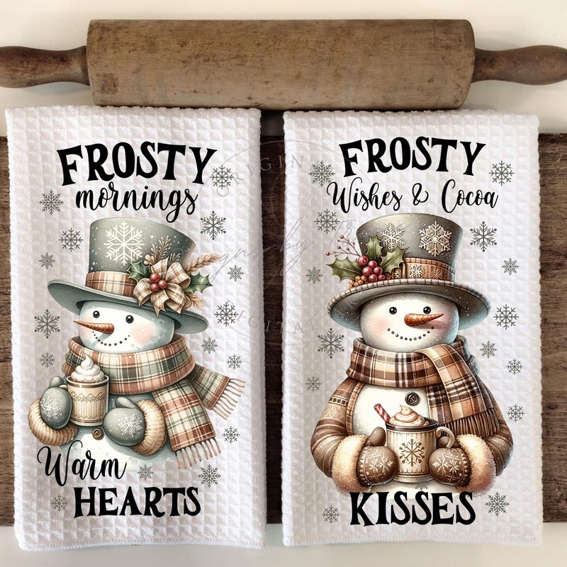 Frosty the Snowman Towel - Etsy