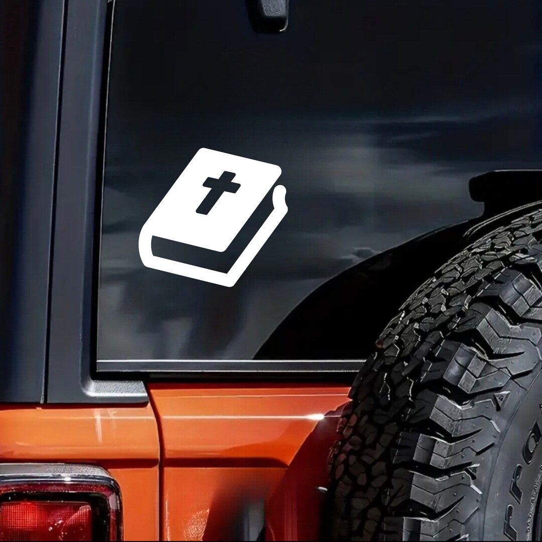 Bible Car Decal, Car Decal, Bible Sticker, Christhian Sticker ...