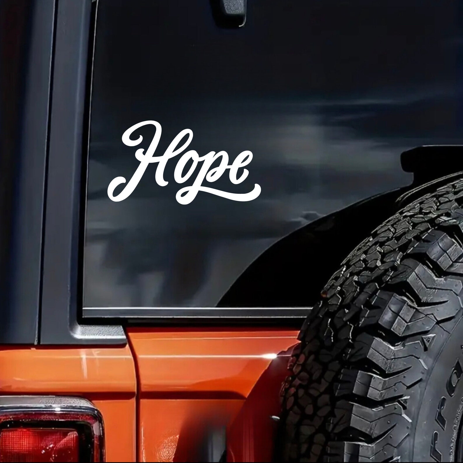 Bible Verse Sticker, Bible Verse Car Decal, Hope Sticker, Faith Sticker ...