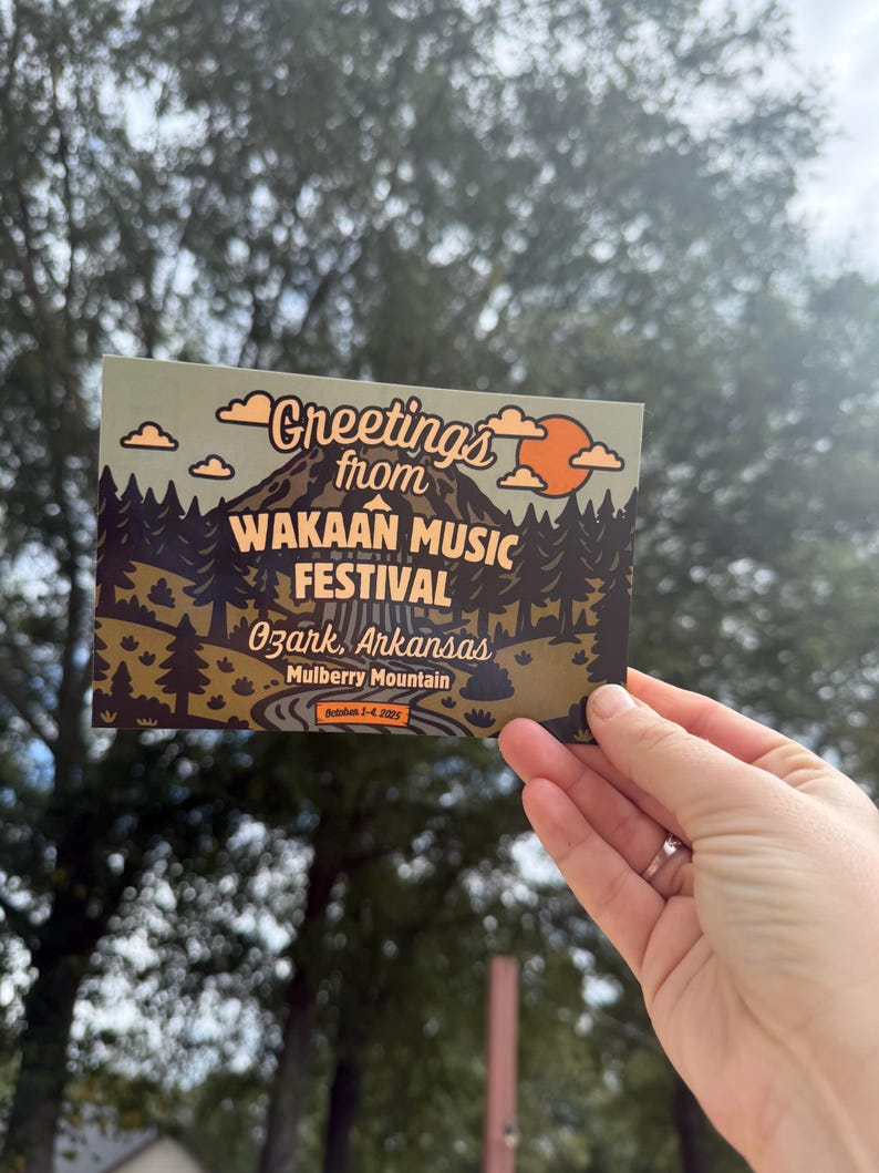 Wakaan Music Festival 2025 Post Card - Etsy