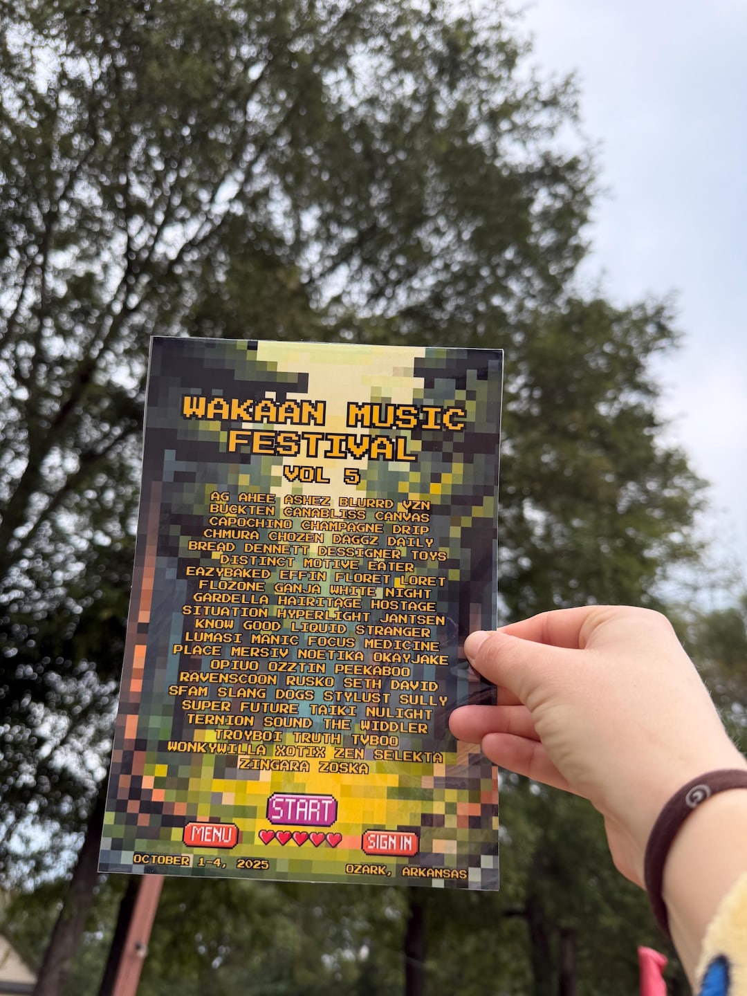 WAKAAN 2025 LINEUP POSTER - Etsy