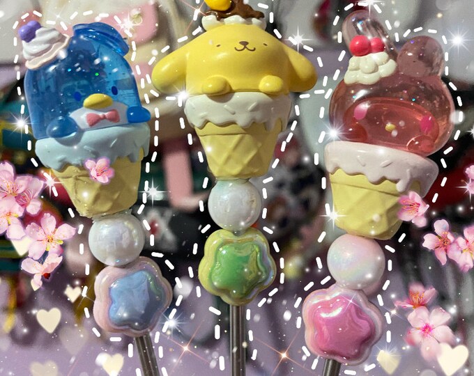 Sanrio Ami Sticks Sewing Stick My Melody Tuxedo Sam Pompompurin Plushy ...