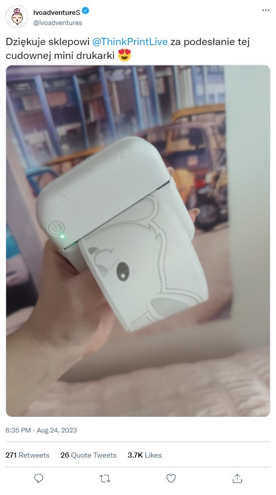 Printy Mini Printer - a Small, Portable Printer for Study and ...