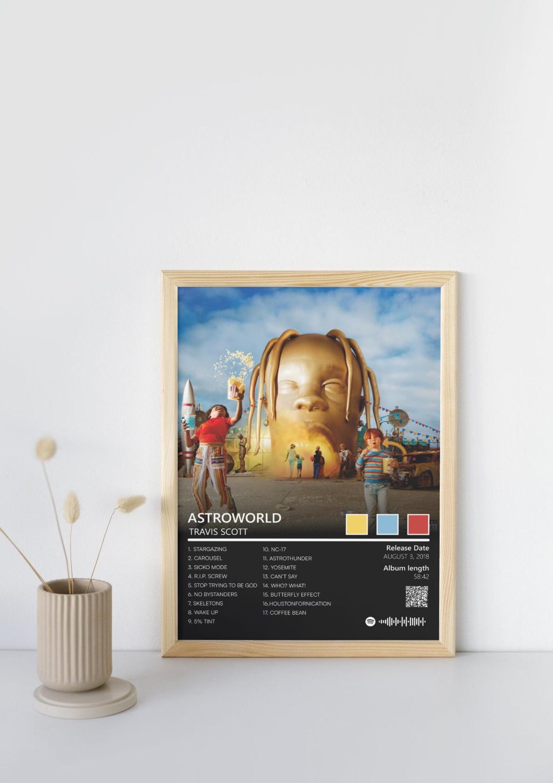 Travis Scott – ASTROWORLD | Digital Poster A3 | Rap Poster | Printable ...
