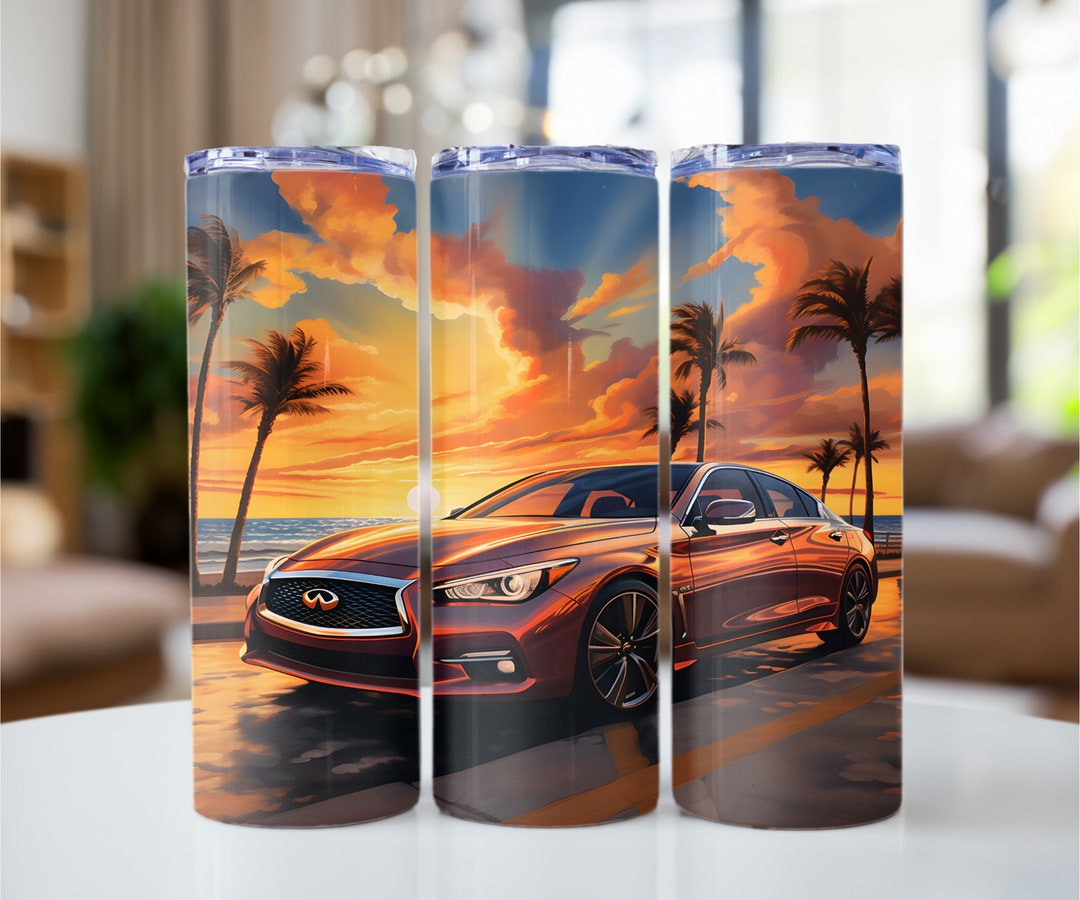 Sports Car Infiniti Q50 20 Oz Skinny Tumbler Sublimation Design ...