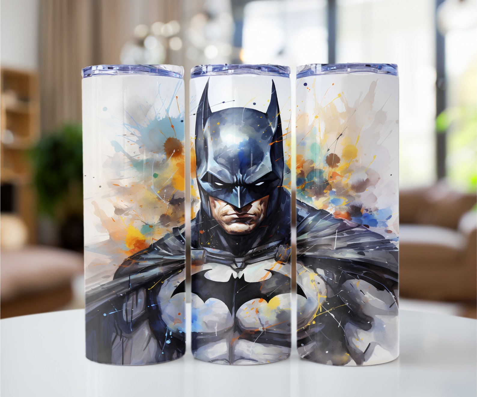 Superhero Tumbler Wrap, Sublimation, Bat 20 Oz Skinny Tumbler ...