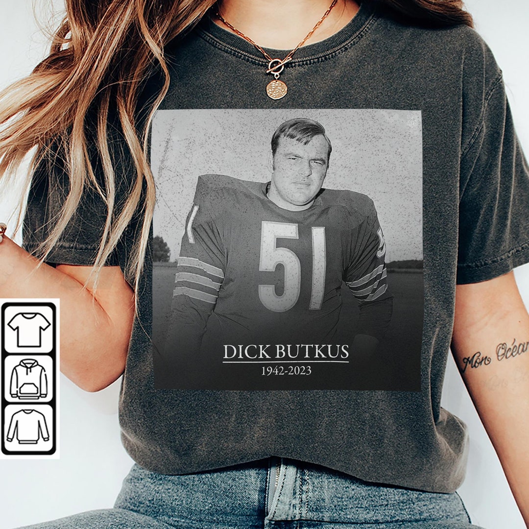 RIP Dick Butkus Shirt Vintage Dick Butkus Sweatshirt Chicago - Etsy