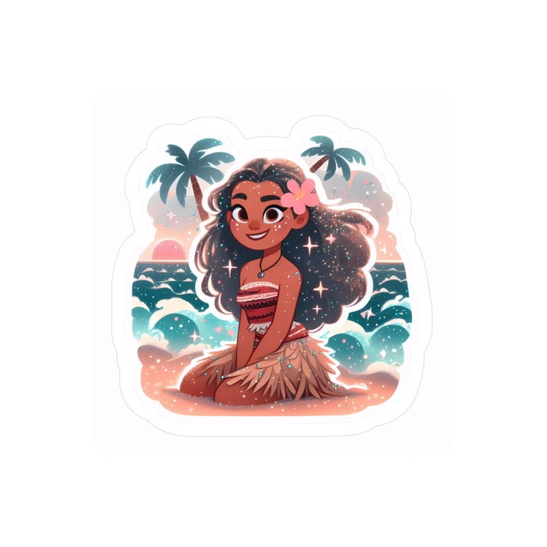 Moana Sticker Kiss-cut Vinyl Decal - Etsy
