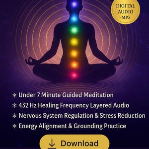 432 Hz Chakra Balancing Meditation Audio, Nervous System Relief ...