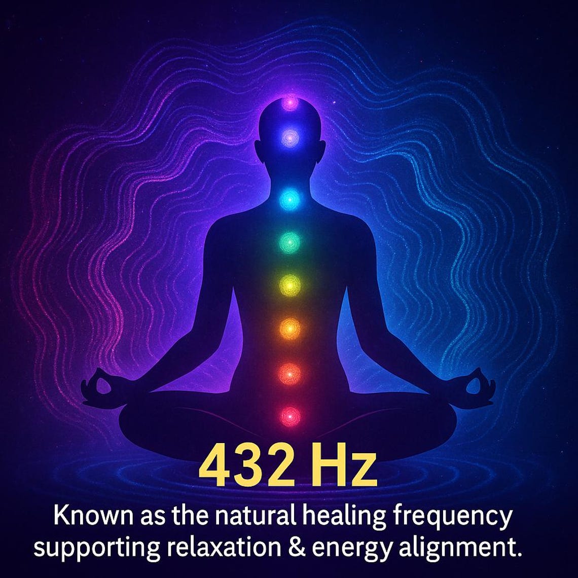 432 Hz Chakra Balancing Meditation Audio, Nervous System Relief ...