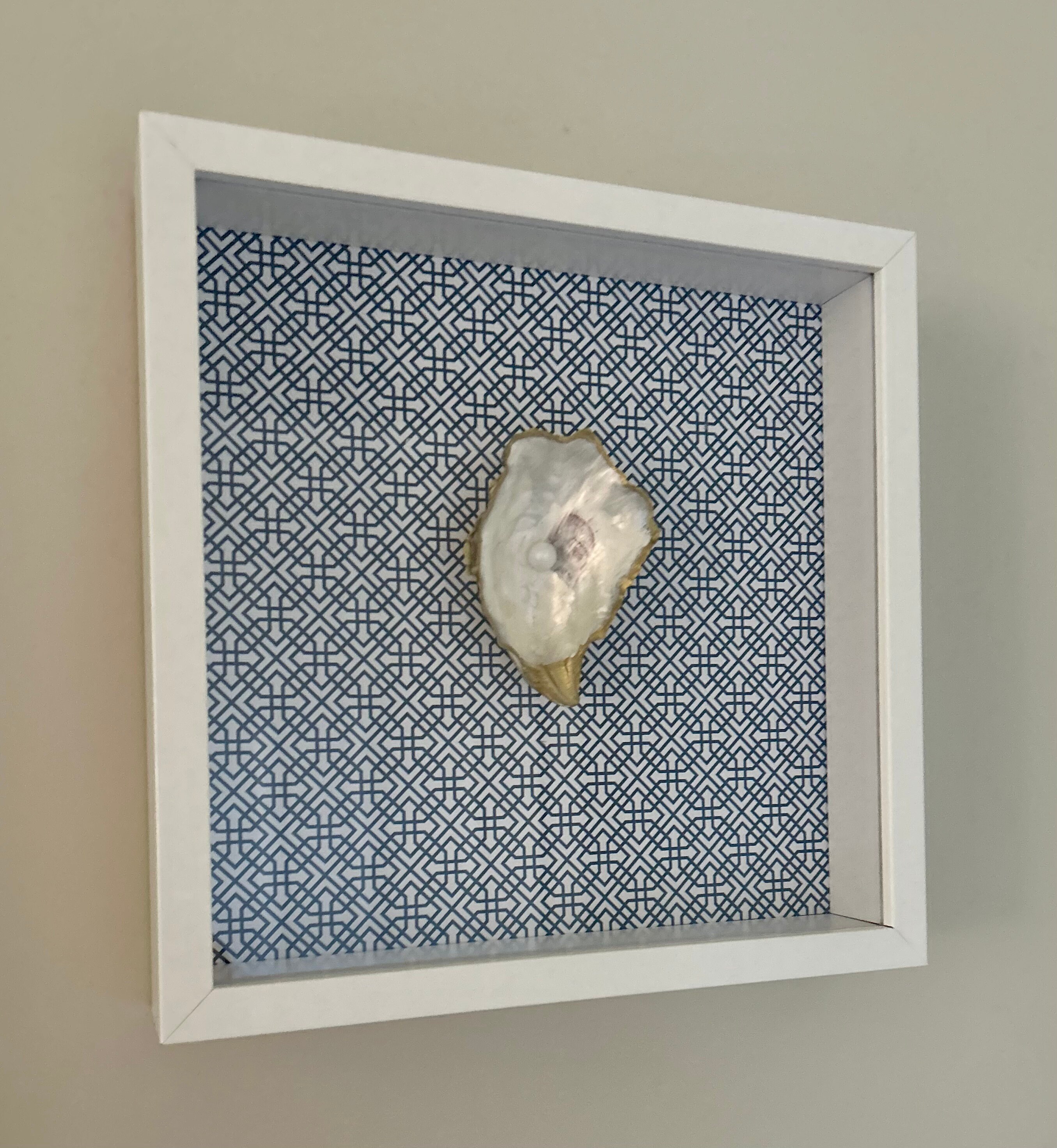 Pearl Oyster Shell Shadow Box - Etsy