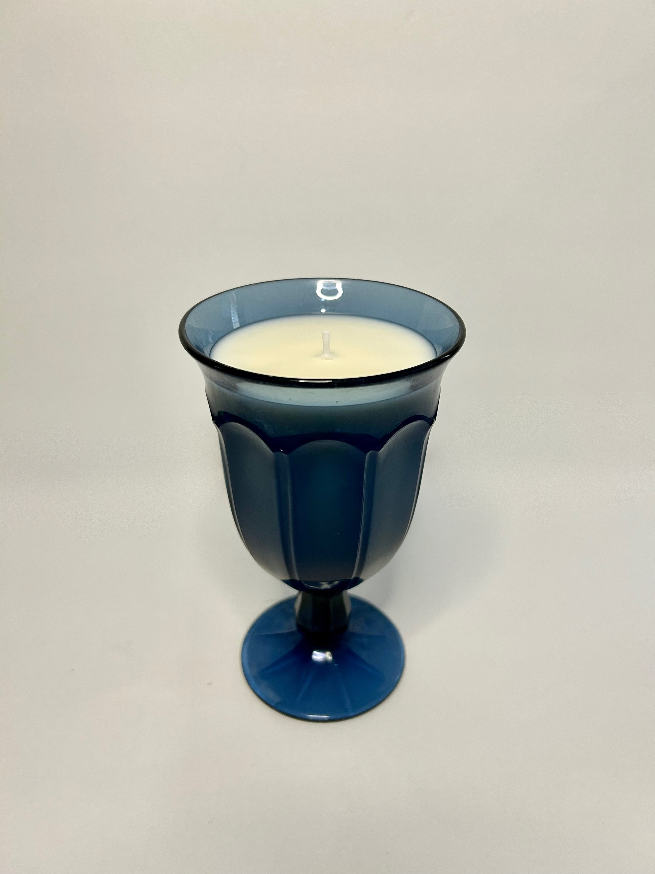 Antique Glass Candle - Etsy