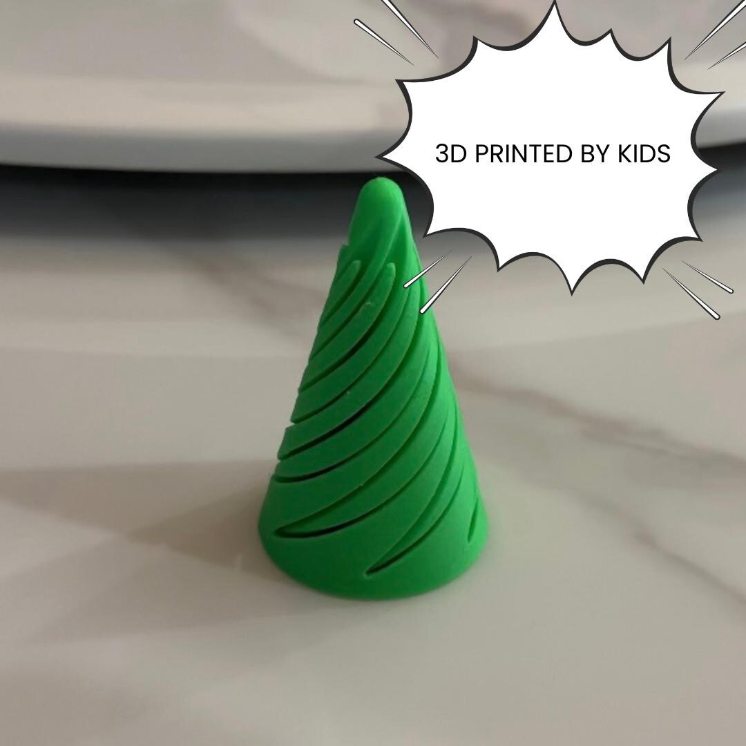 Spiral Fidget Toy Cone Desk Toy Vortex Toy 3D Printed by Kids Fidget ...