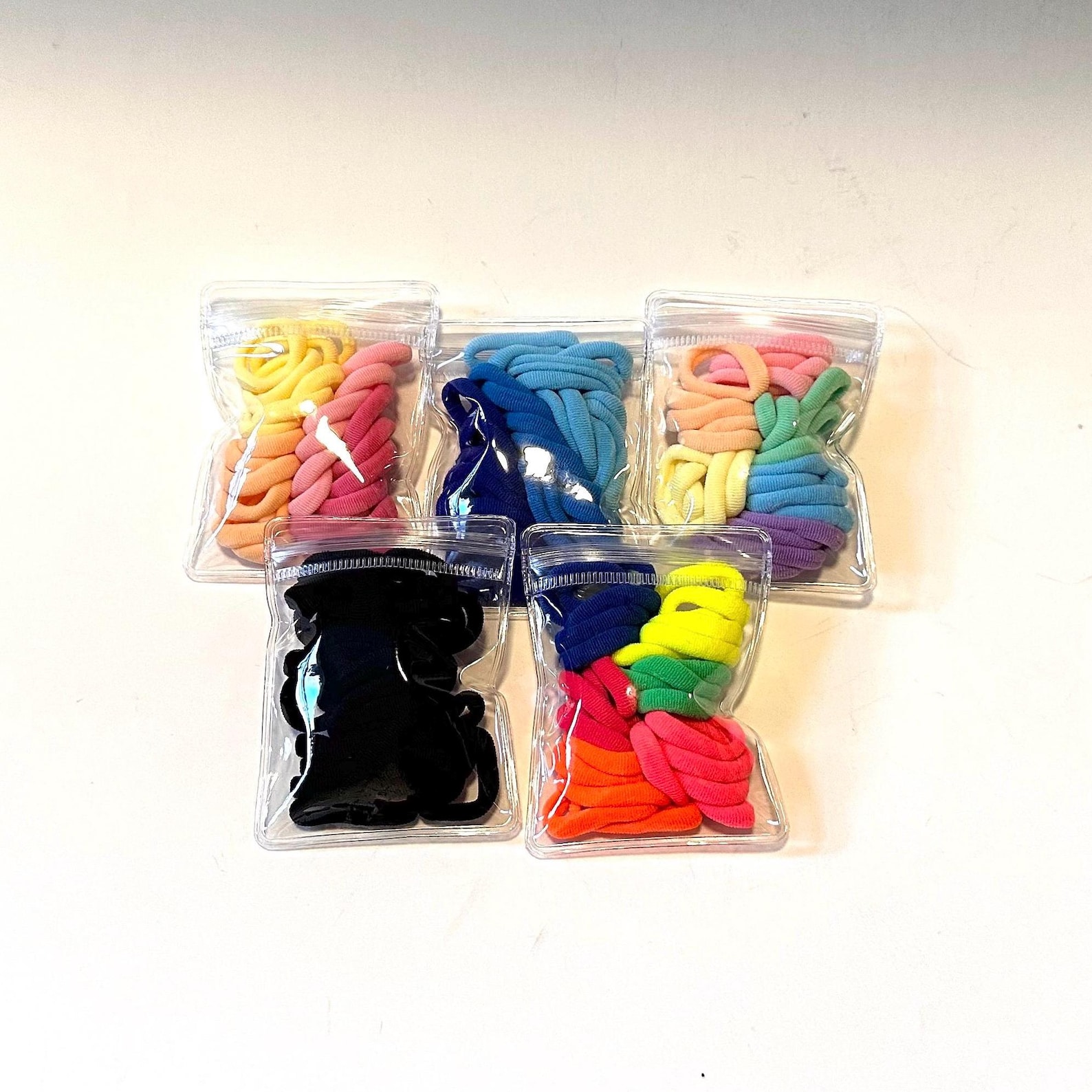 Mini Soft Nylon Hair Ties | Pack of 30 Pcs | Baby Seamless Hair Ties ...