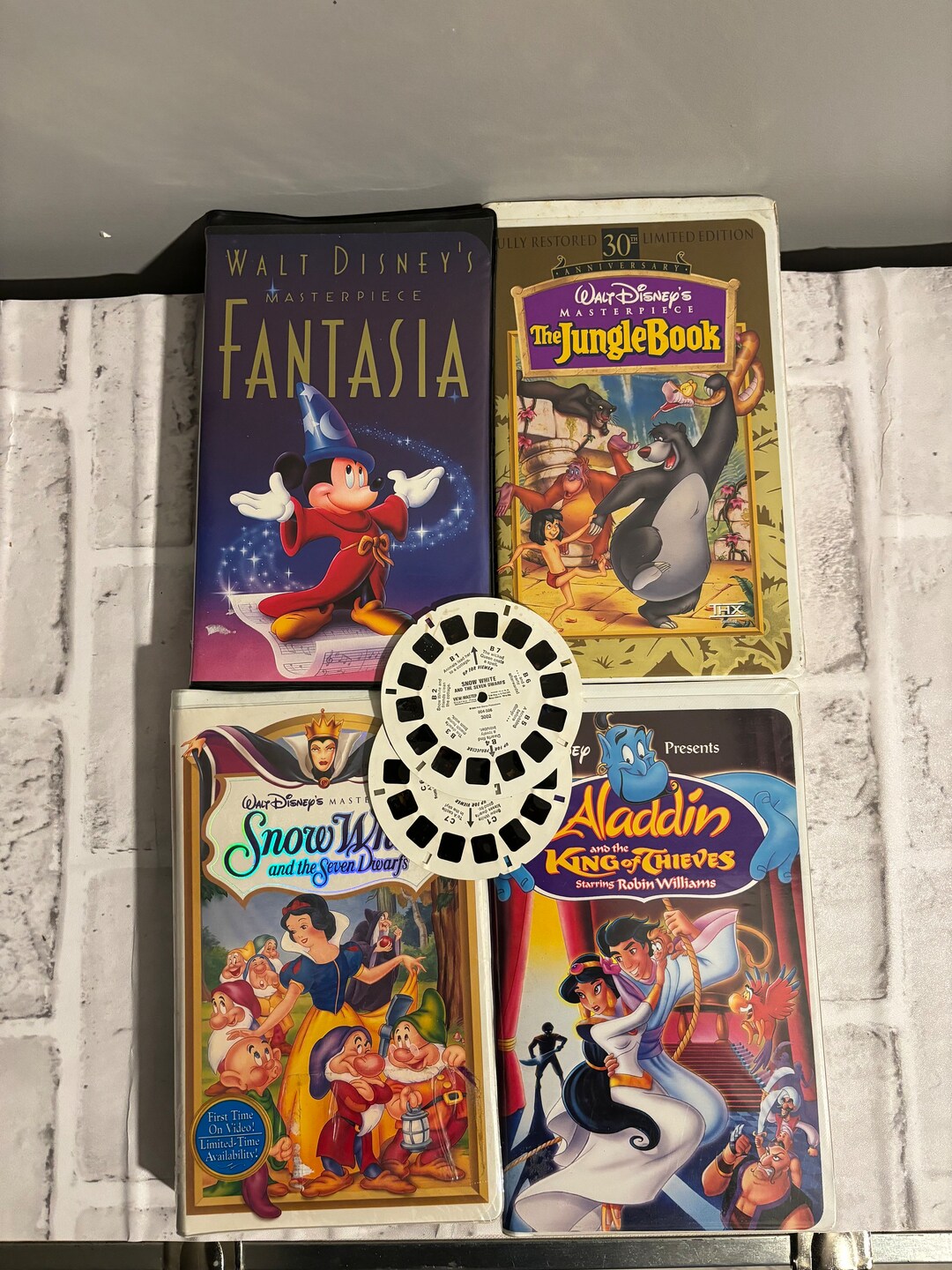 Vintage Walt Disney VHS Tape Regular/masterpiece Collectors Set With ...