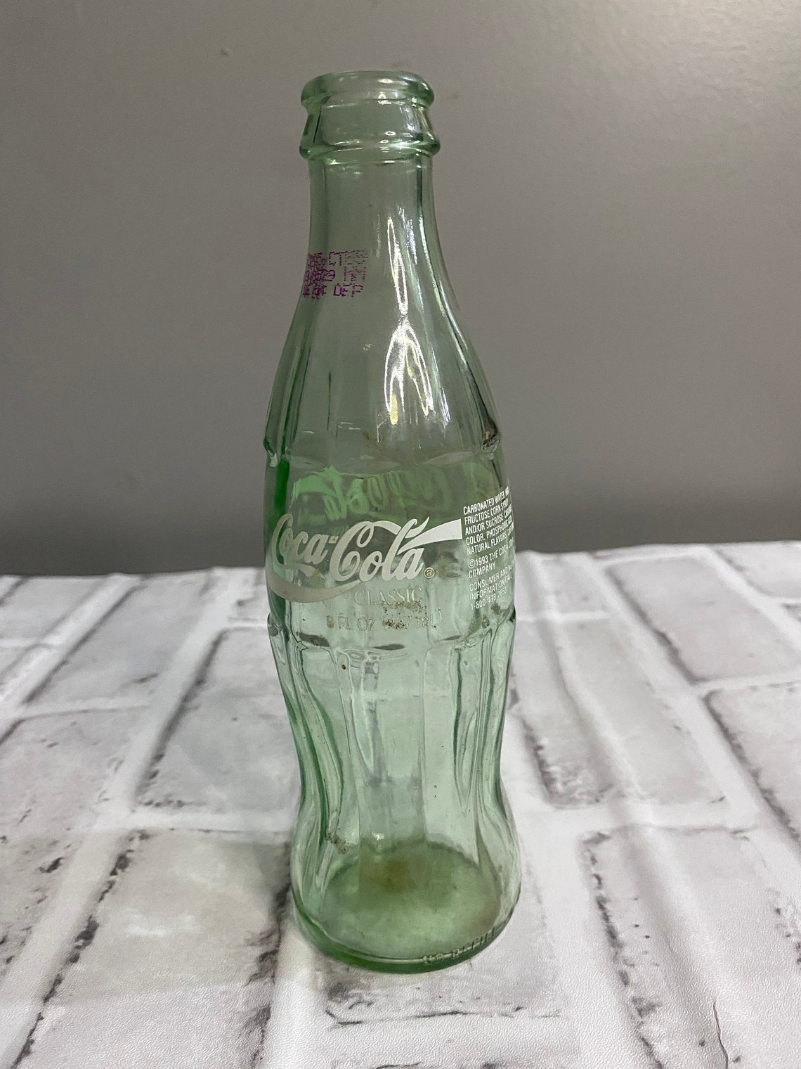 Vintage 1993 Coca-cola Collectible Coke Bottle - Etsy
