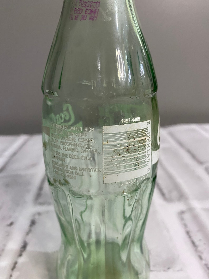 Vintage 1993 Coca-cola Collectible Coke Bottle - Etsy