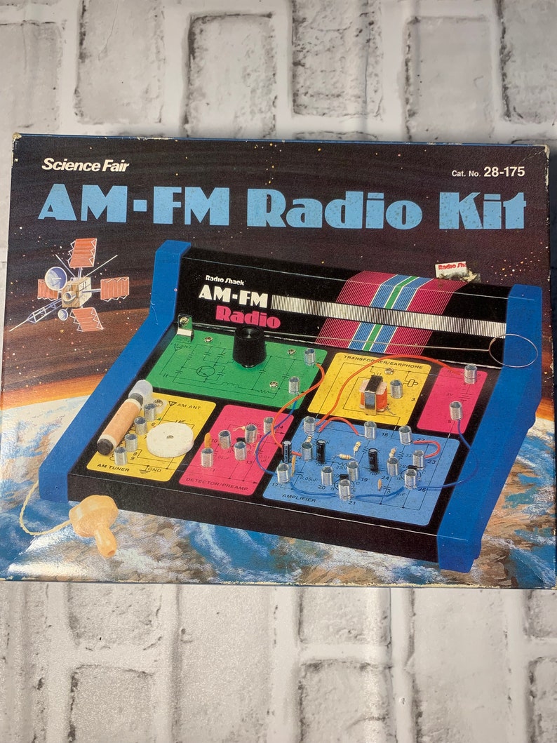 Vintage Science Fair AM-FM Radio Kit Radio Shack - Etsy Australia