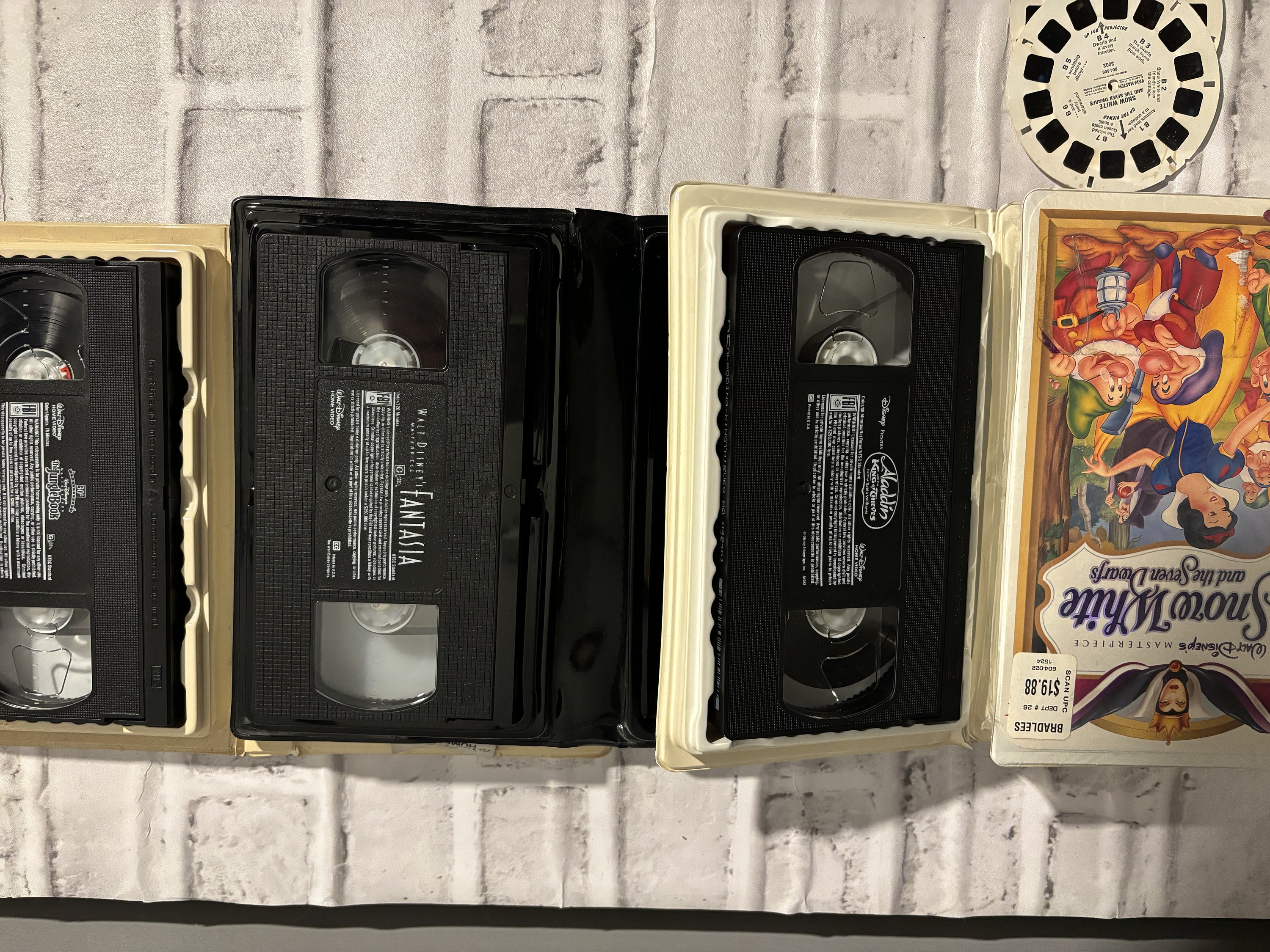 Vintage Walt Disney VHS Tape Regular/masterpiece Collectors Set With ...