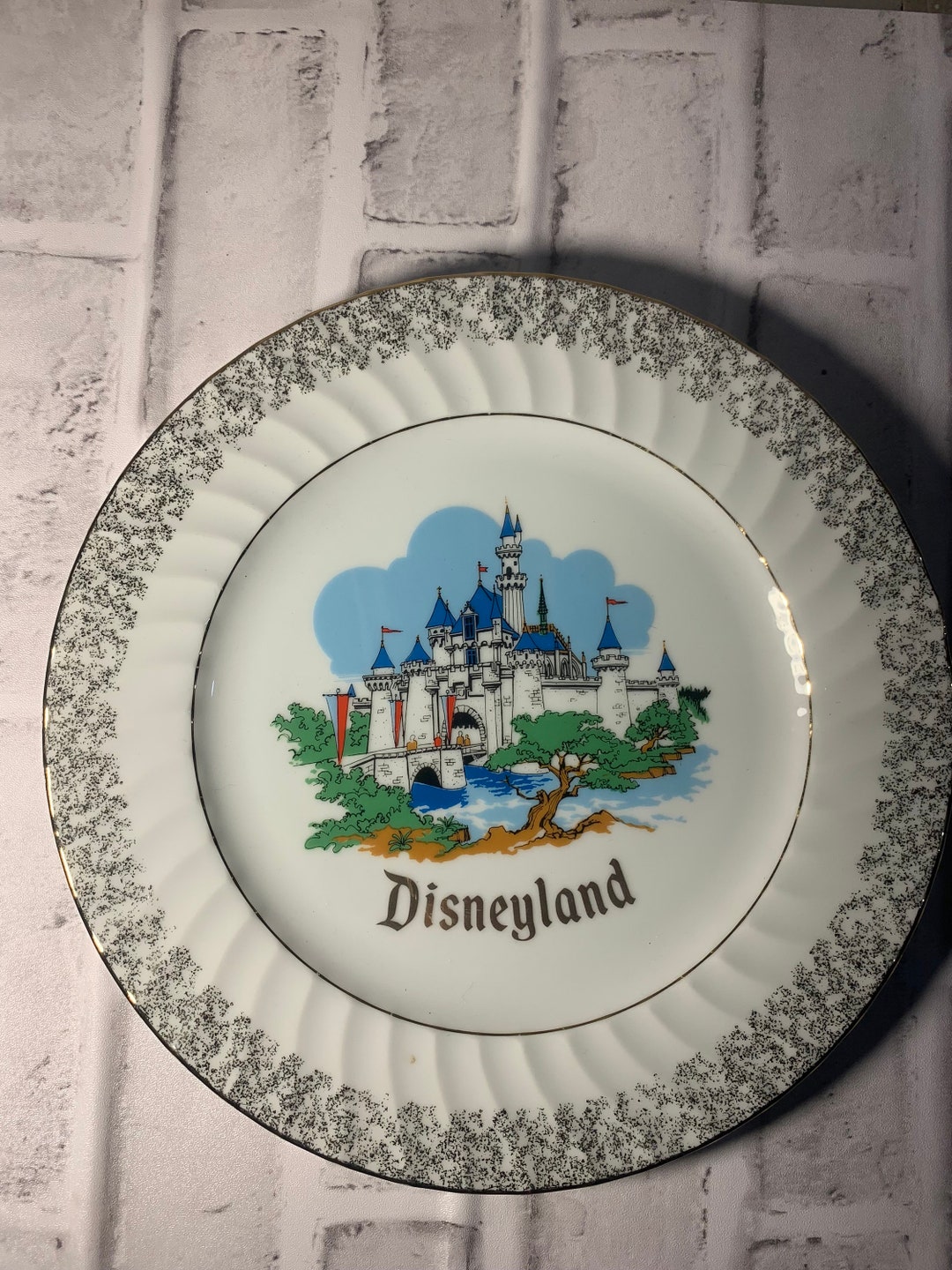 Vintage Disneyland Plate - Etsy