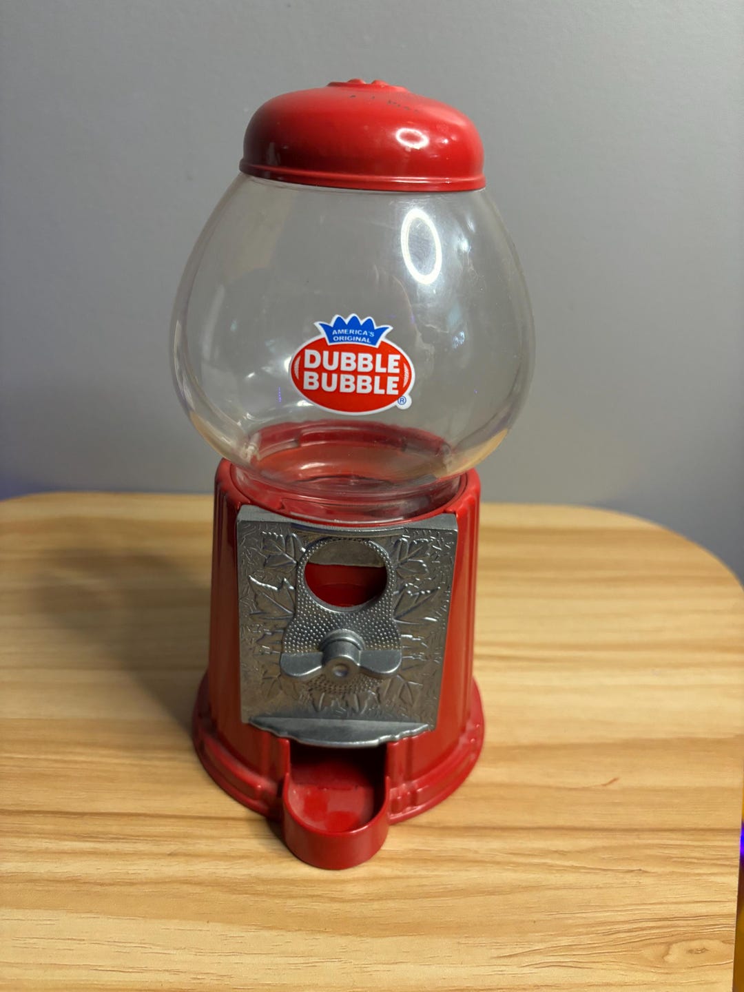 Vintage Dubble Bubble 9inch Plastic Top Gum Ball Machine - Etsy