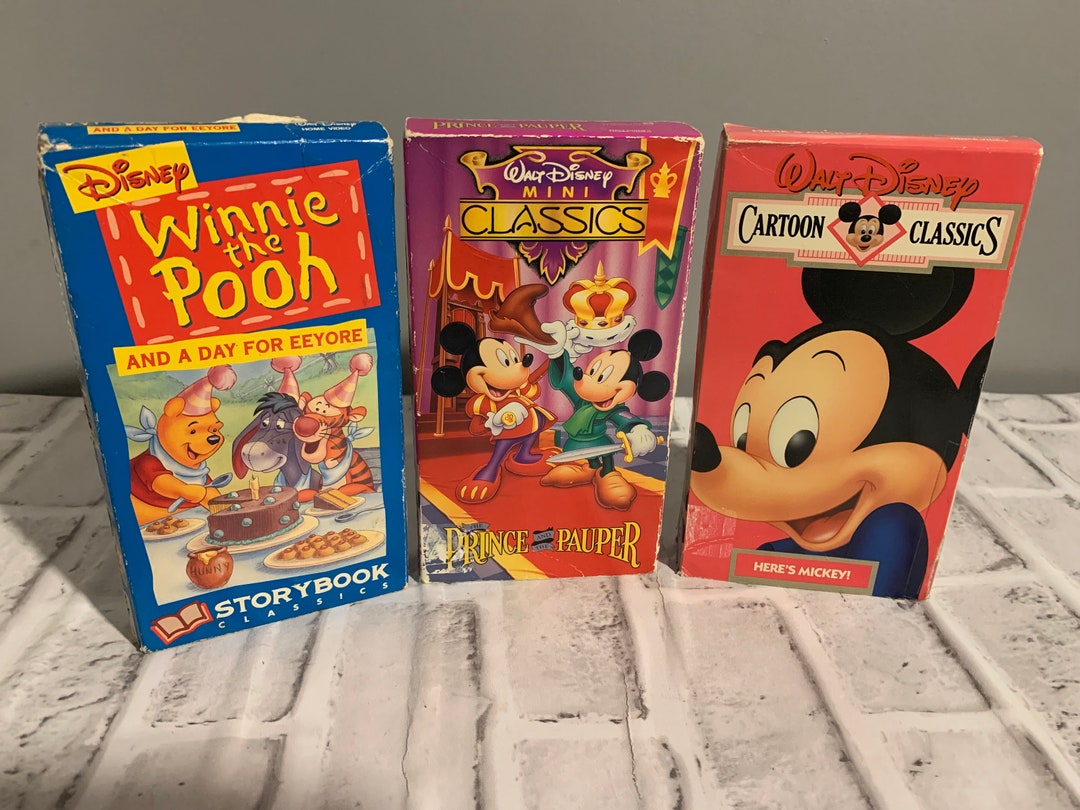 Walt Disney Classic Cartoons VHS Tape Pack - Etsy
