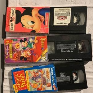 Walt Disney Classic Cartoons VHS Tape Pack - Etsy