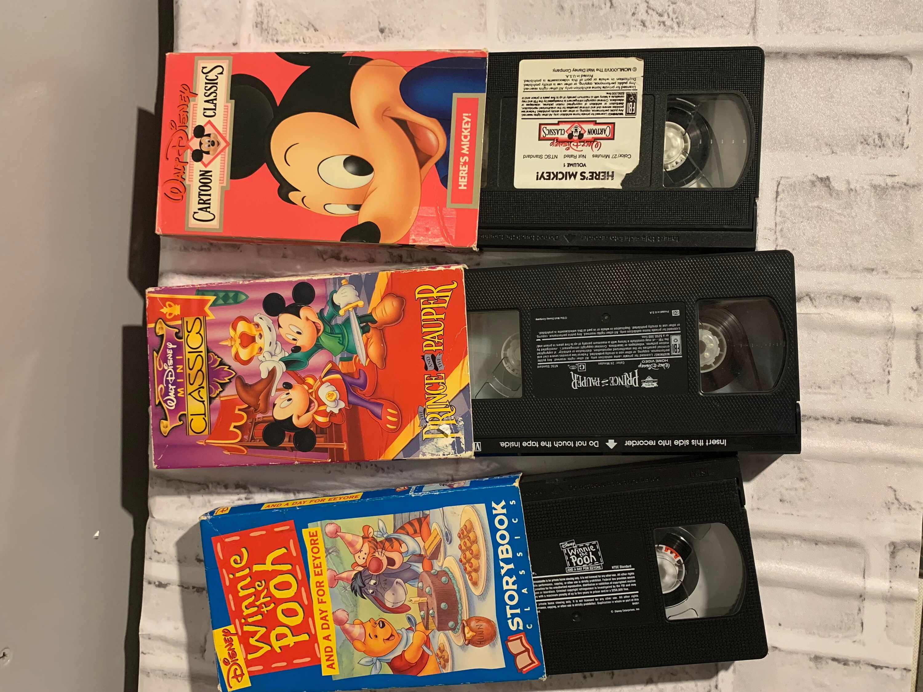 Walt Disney Classic Cartoons VHS Tape Pack - Etsy UK