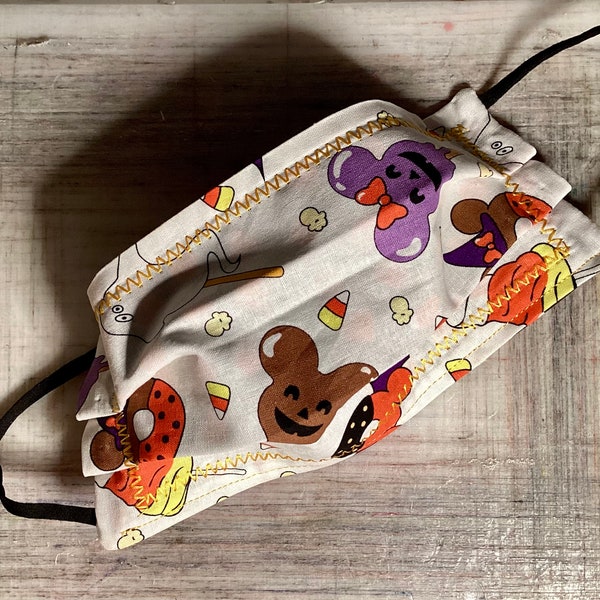 Halloween Mickey Mouse Face Mask - Etsy