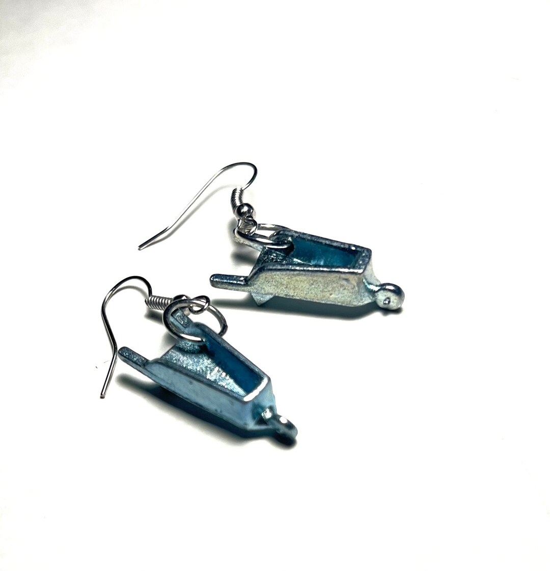 Monopoly Wheelbarrow Game Piece Token Earring - Etsy