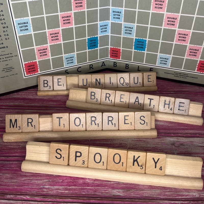 Upcycled Scrabble - Etsy