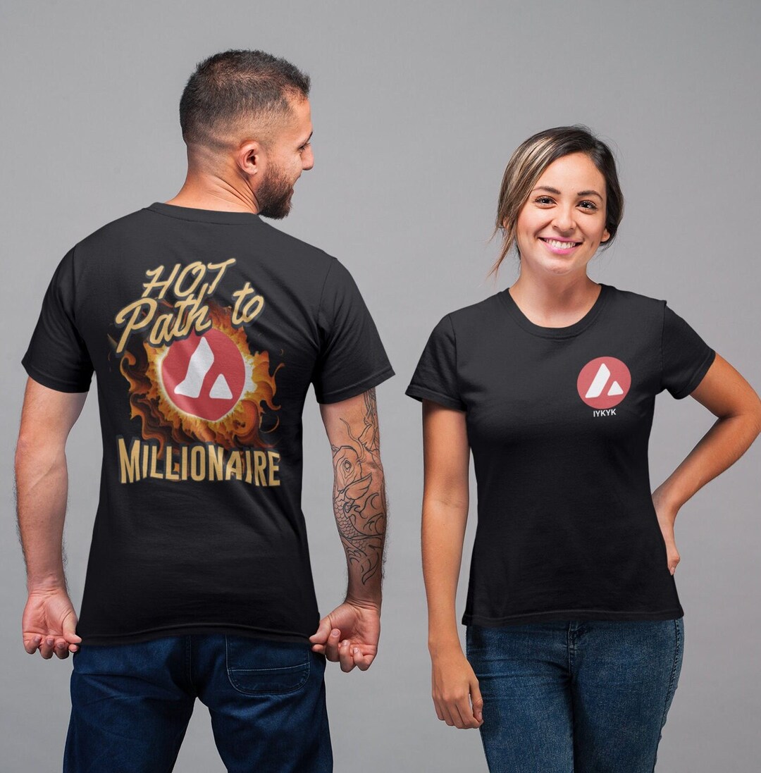 Avalanche AVAX Crewneck T-shirt, Crypto Shirt, Cryptocurrency Tee ...