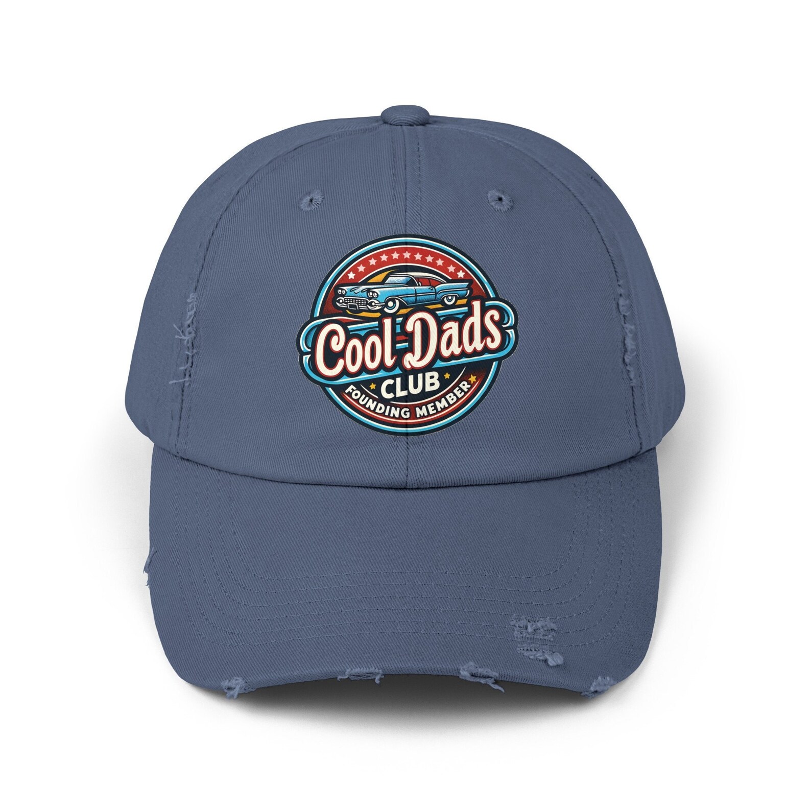 Cool Dads Club Founding Member Distressed Cap, Fathers Day Gift, Retro ...