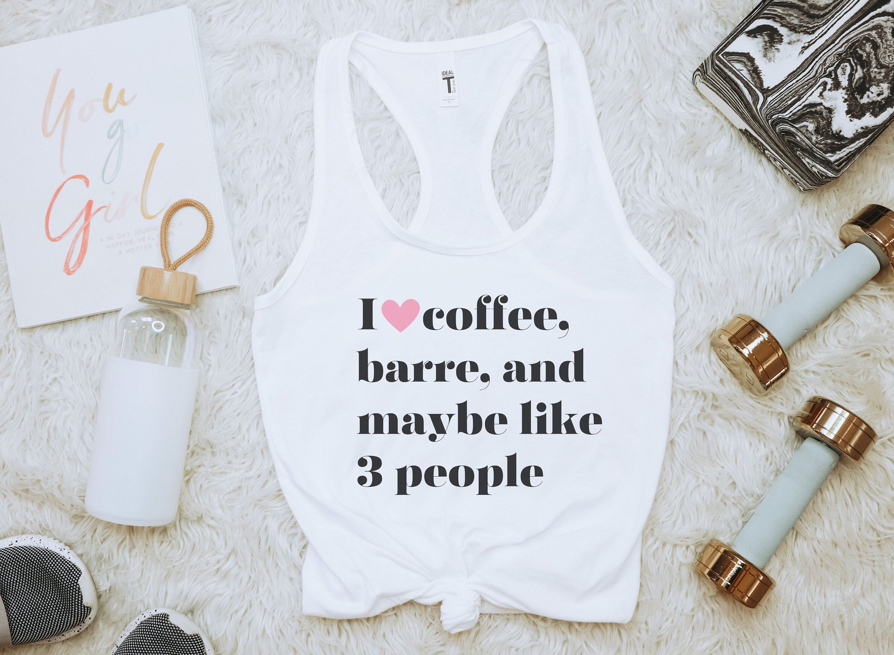 Barre Tank, Barre Shirt, Pure Barre Shirt, Barre Clothing, Pilates Tank ...