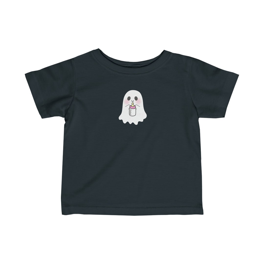 Baby Ghost Tshirt Cute Baby Ghost With Bottle Baby Bottle - Etsy