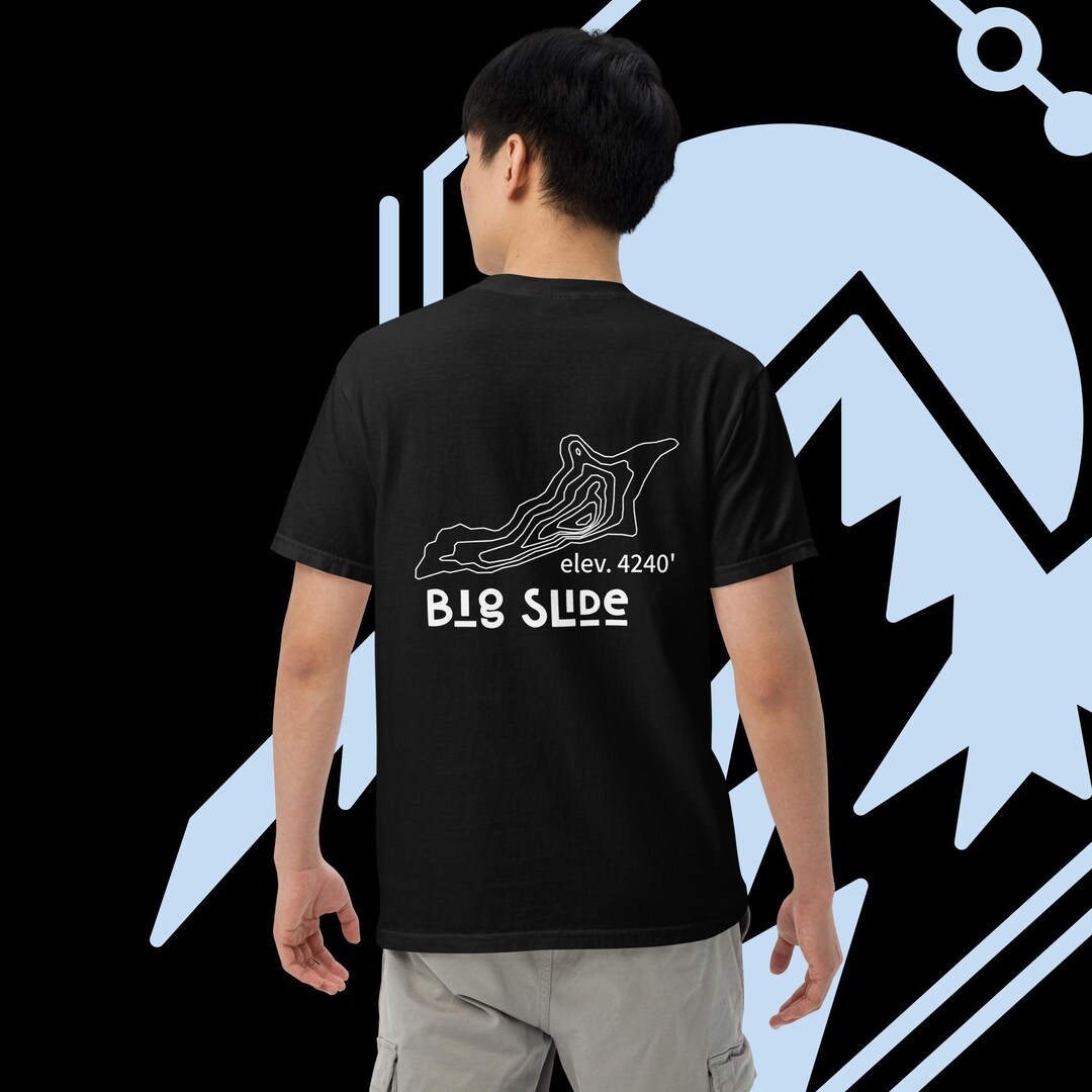 Unisex Big Slide ADK 46er Tshirt - Etsy