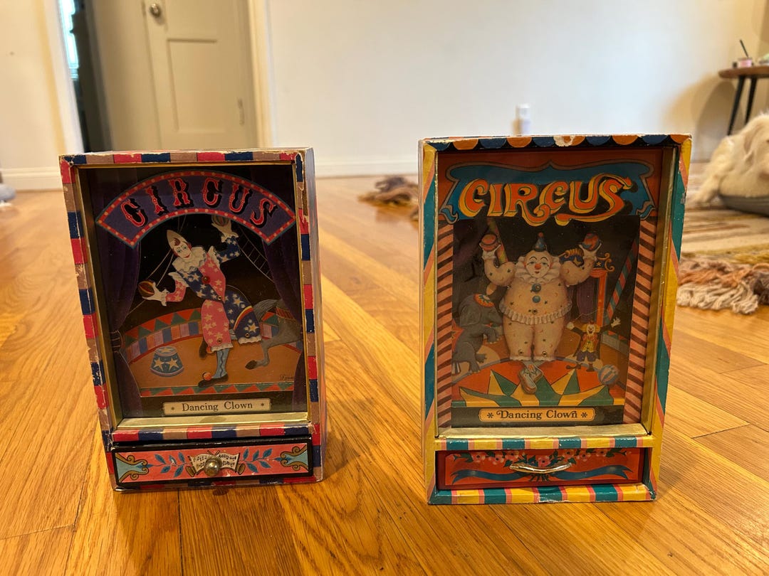 Vintage Dancing Clown Wind up Music Box Pierrot De Pierre Koji Murai - Etsy