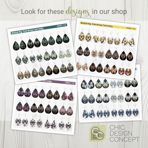 Butterfly Teardrop Earring PNG, Tear Drop Earring PNG, Sublimation ...