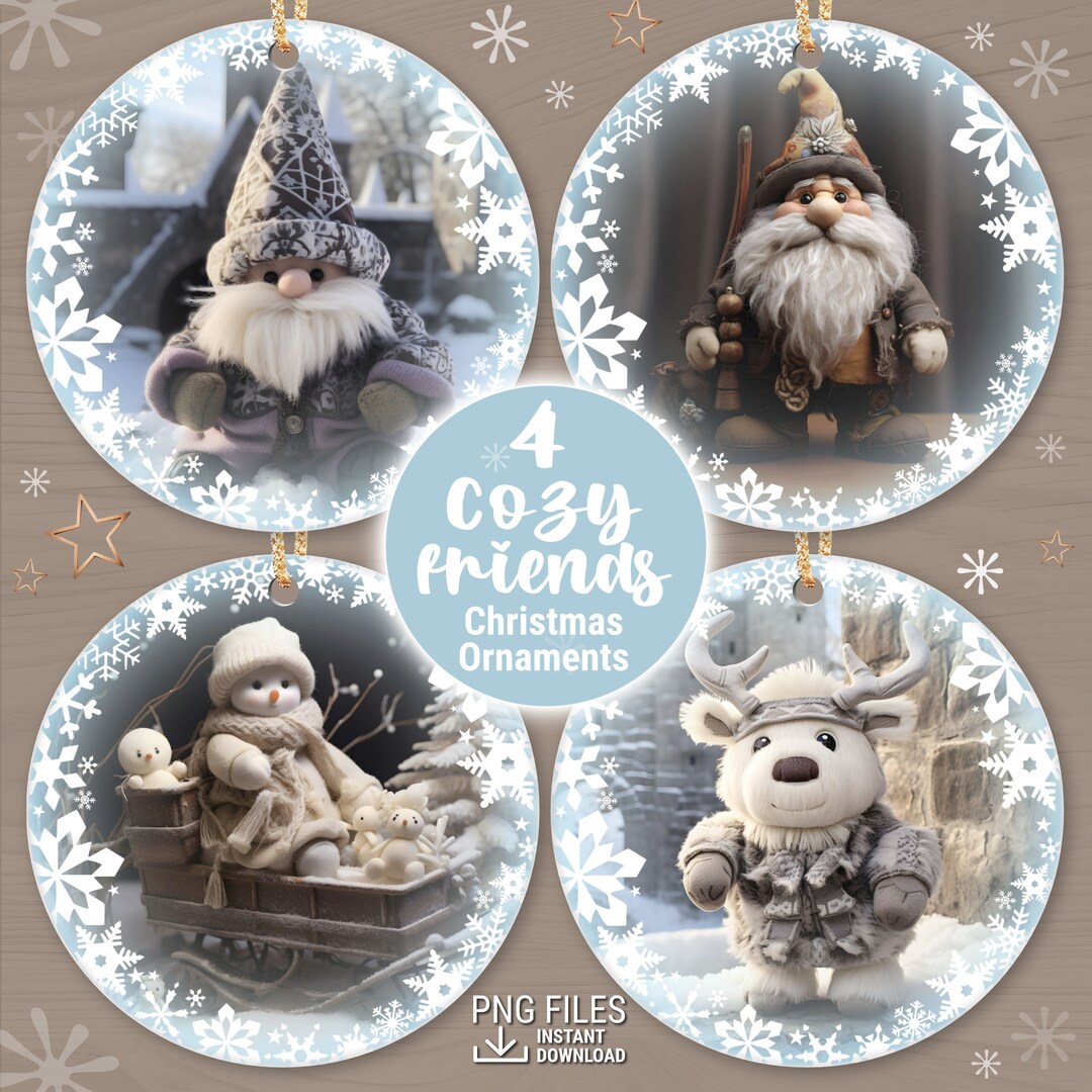 3D Ornaments Sublimation, Christmas Tree Decorating Set, Christmas ...