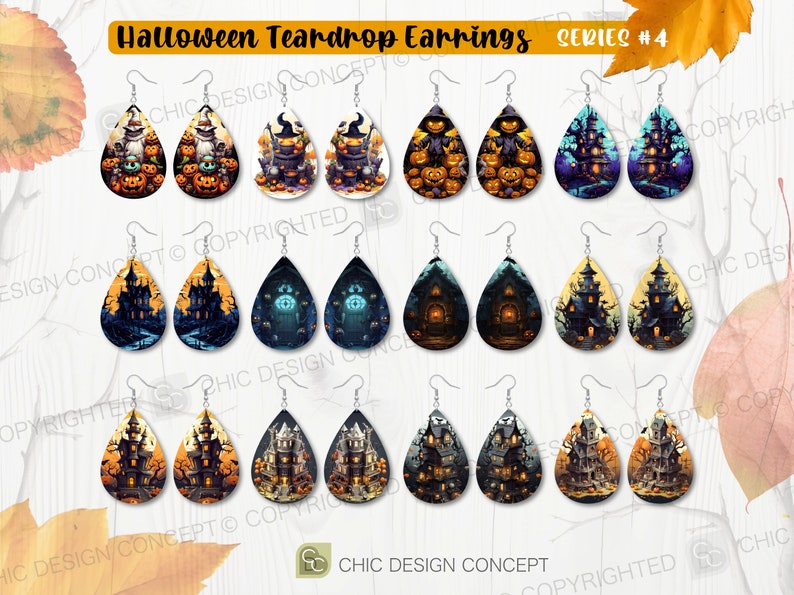 Teardrop Earring PNG, Tear Drop Earring PNG Sublimation Design Bundle ...