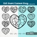 Valentine SVG Stained Glass Clip Arts, Digital Stained Glass PNG ...