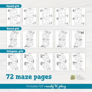 Preschool Pre-k + Kindergarten Maze Worksheets, Toddler Worksheet ...