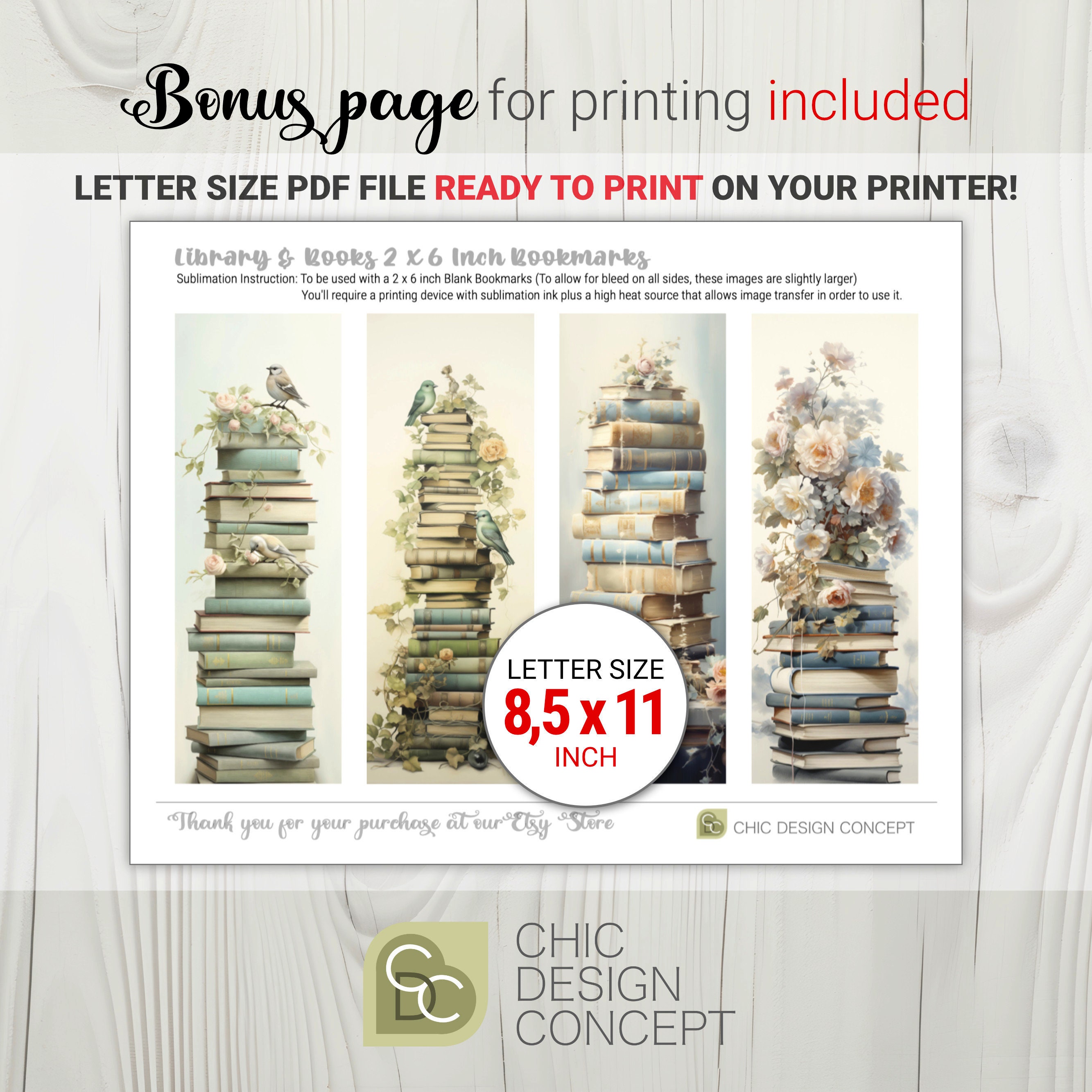 Book Watercolor Printable Bookmarks, Bookmarks Books-lovers-gift ...