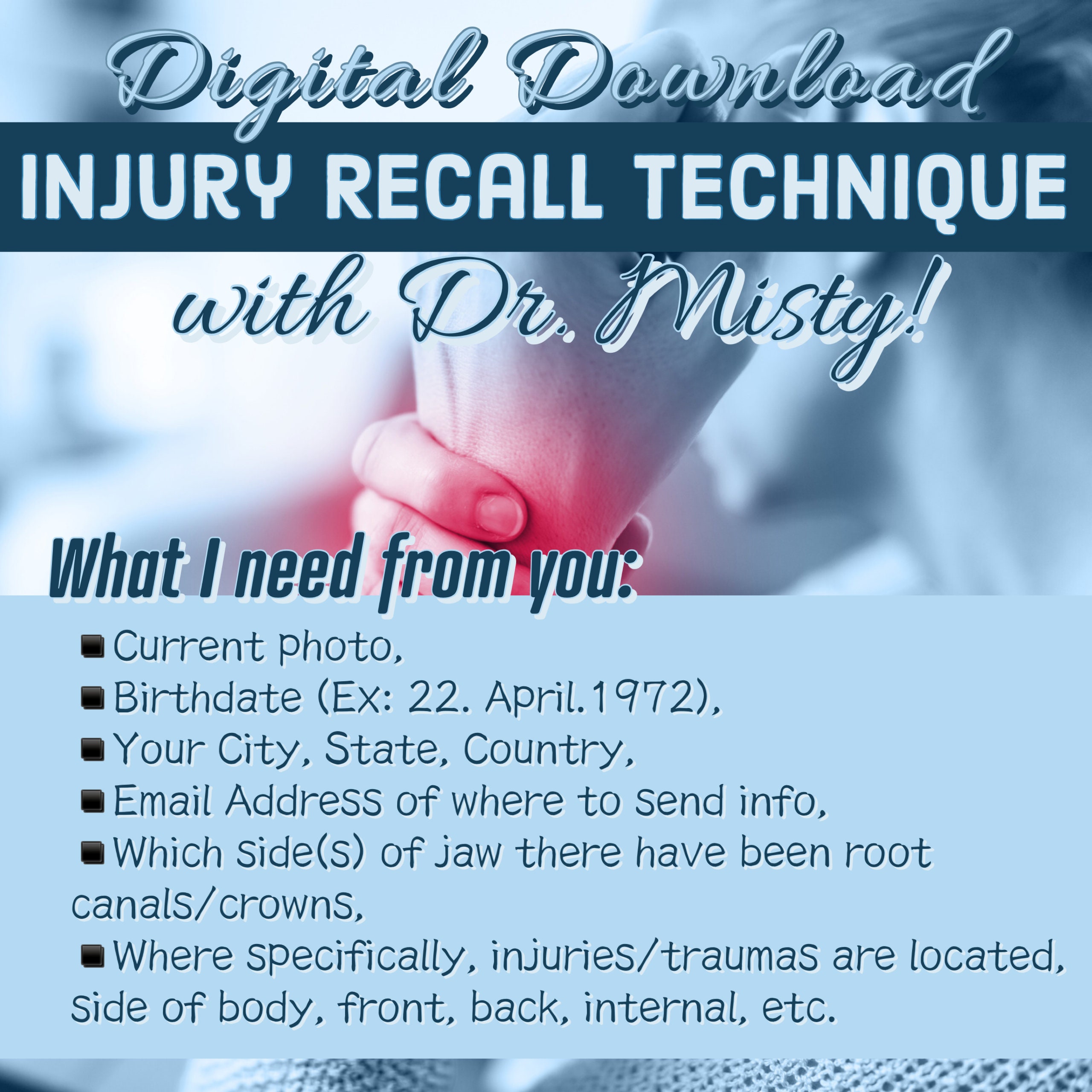 Heal Old Wounds or Injuries With Injury Recall Technique With Dr Misty ...