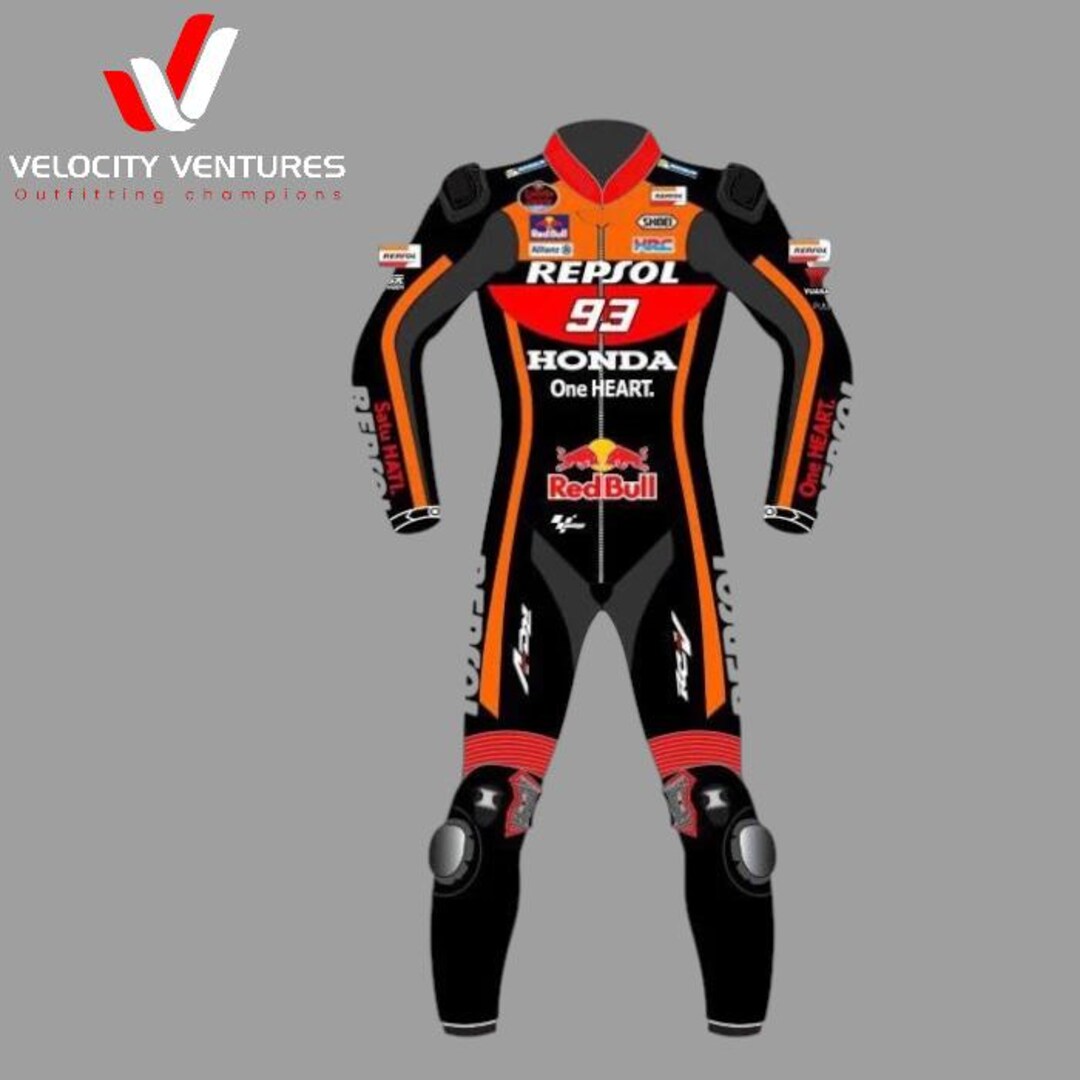 Honda Repsol Customised Motorbike Racing Leather Suit CE Approved ...
