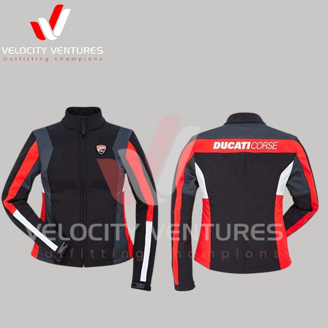 Ducati Corse Waterproof Motorcycle Jacket Riding Jacket- Ultimate ...