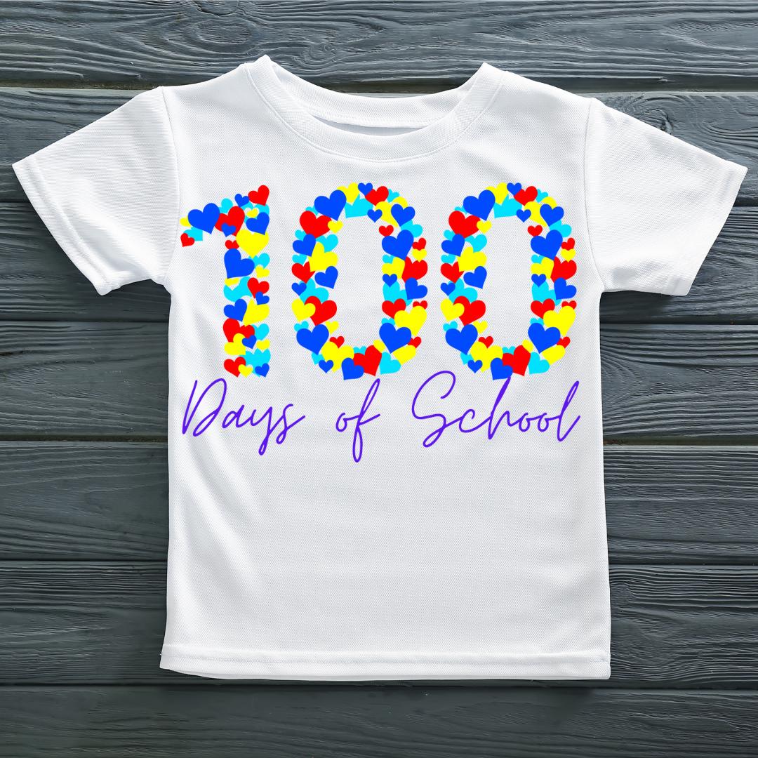100 Days of School Shirt - Etsy