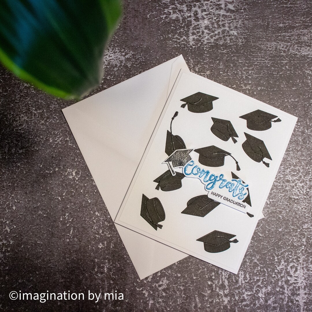 3D Graduation Card: Congrats Grad, High School Card - Etsy