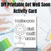 Printable Get Well Soon Coloring Card, Classroom Activities, Digital ...